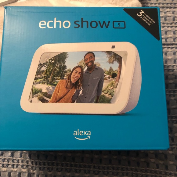Echo | Networking | Nwt Alexa Echo Show 5 3rd Generation Box Was Opened ...